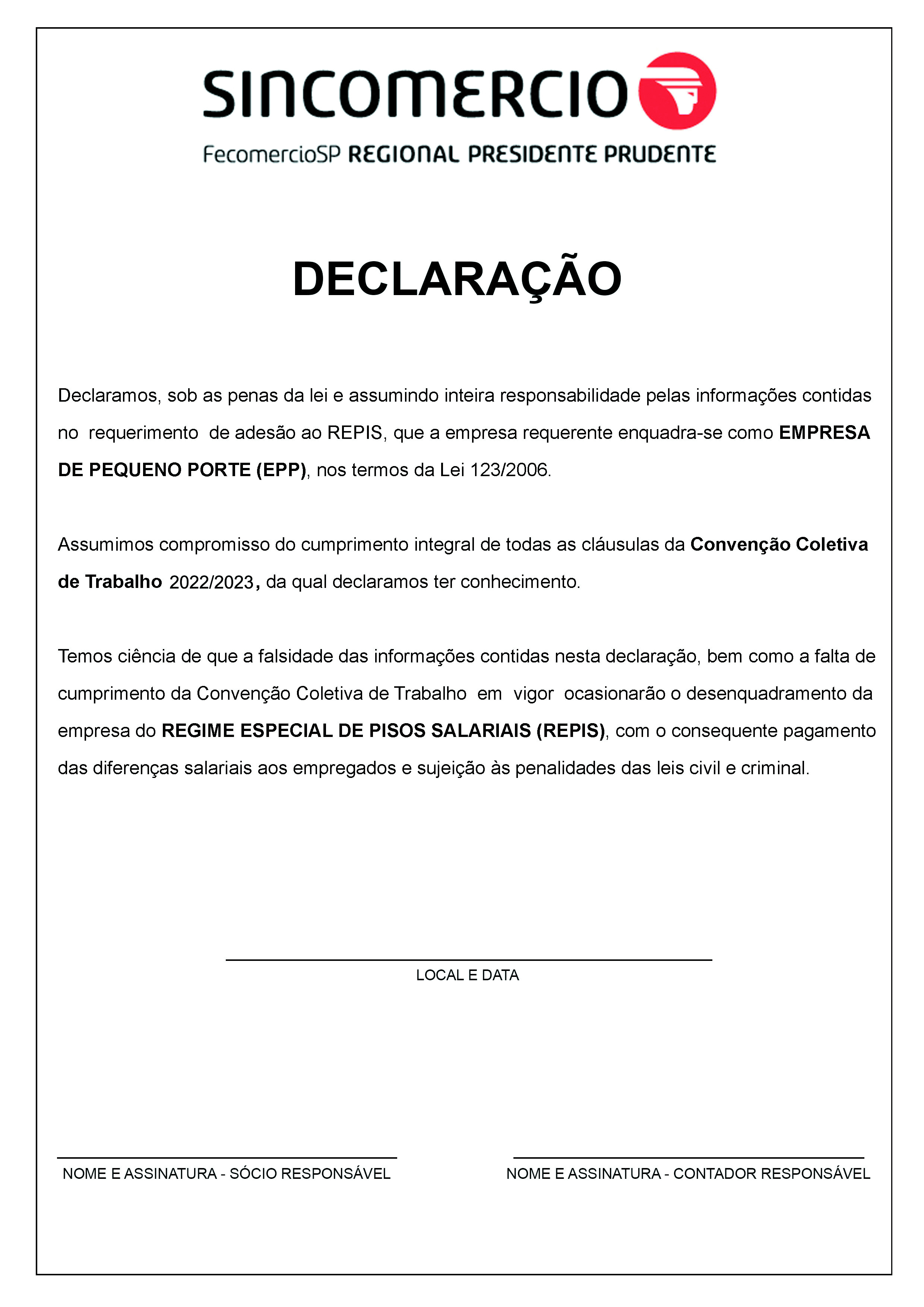 Sincomercio Presidente Prudente - declaracao-de-empresa-de-pequeno ...
